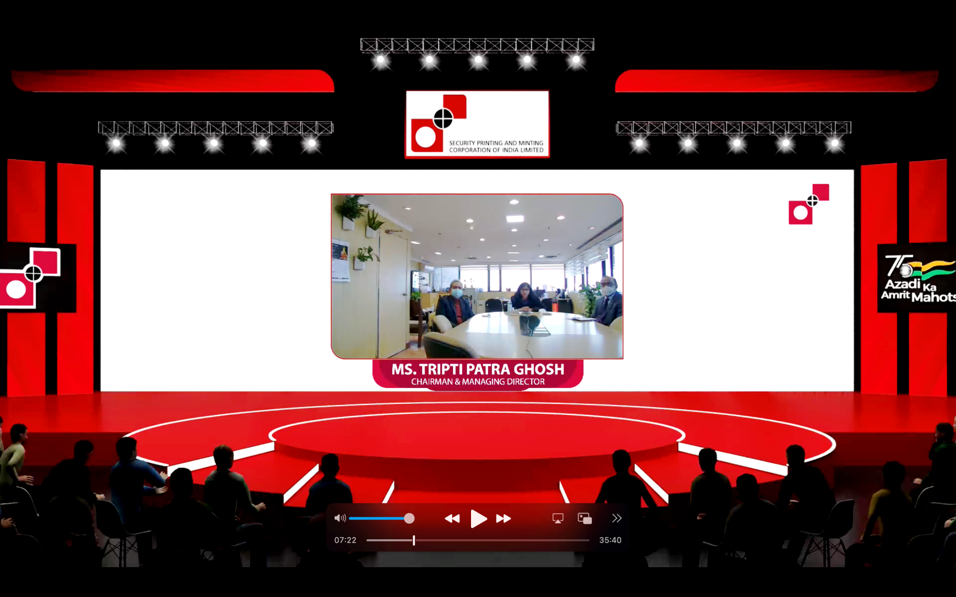 Inauguration of New Bank Note Printing line at CNP Nashik & BNP Dewas ...